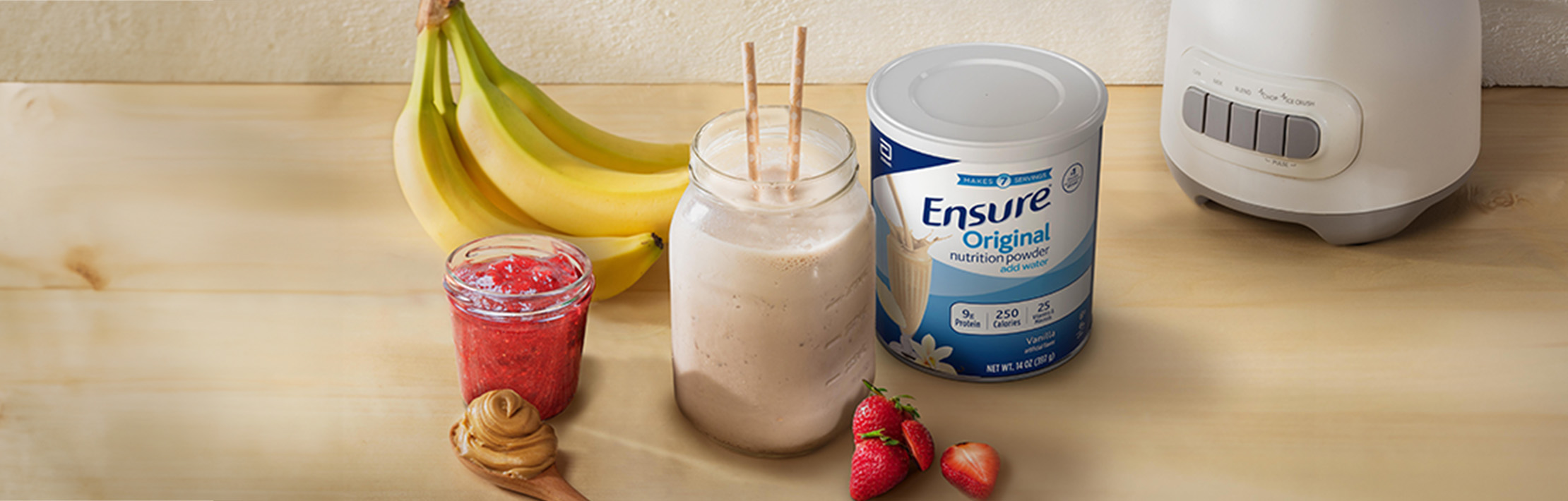 Peanut Butter & Jelly Smoothie Recipe | Ensure®