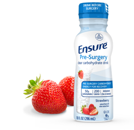 Ensure® Pre-Surgery Clear Carbohydrate Drink | Ensure®